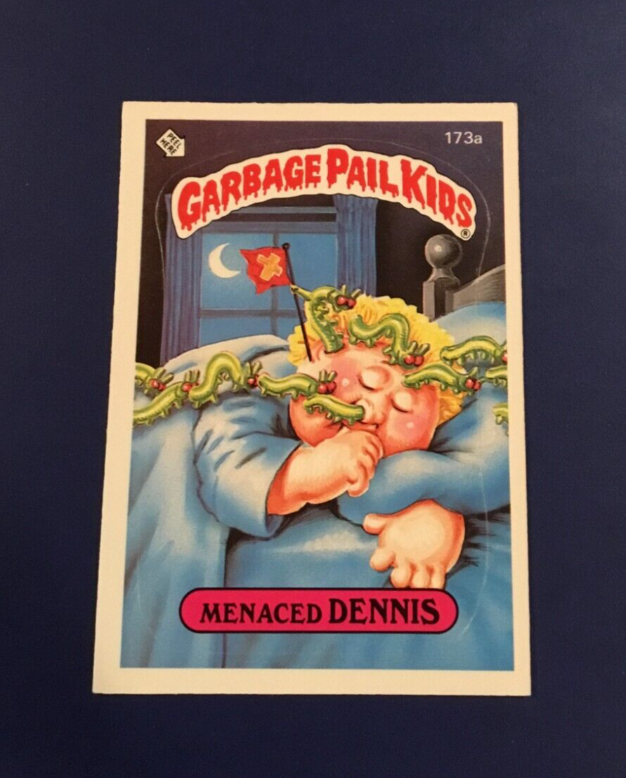 1986 Topps Garbage Pail Kids # 173a MENACED DENNIS GPK Series 5 GPK NM ...