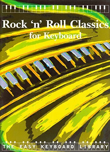 Rock N Roll Classics (Easy Keyboard Library) Paperback Book The Fast ...