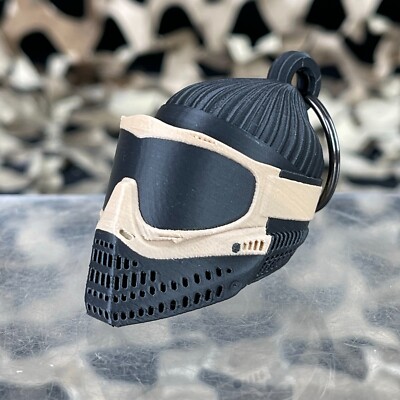 NEW Paintball DNA JT Flex Mask Keychain - Tan | eBay