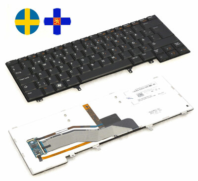 Nordic Keyboard Dell Latitude E6220 E6230 E6420 007W2R Swedish Finnish ...
