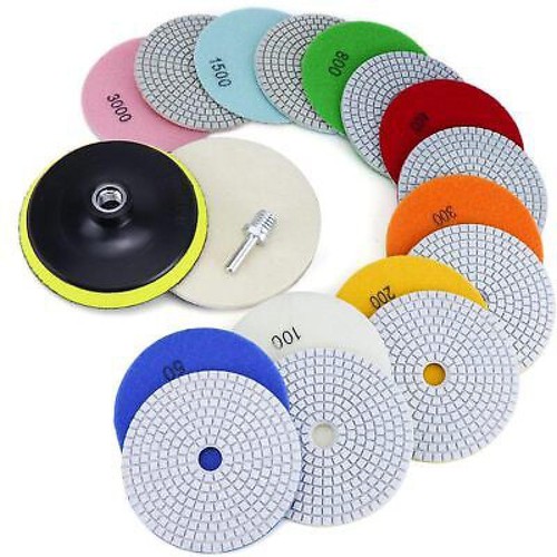 4 inch Diamond Polishing Pad Granite Marble Concrete Grinding Disc ...