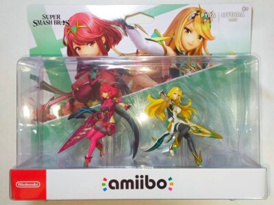 Amiibo double set HOMURA HIKARI Pyra Mythra figure toy Smash Bro. | eBay