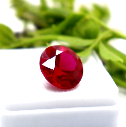 8-9 Ct AAA+ Quality Loose Gemstone Burmese Ruby Round Cut Excellent Red ...