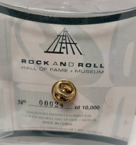 Rock and Roll Hall of Fame Museum Commemorative 2 guitar lapel pin #24 ...