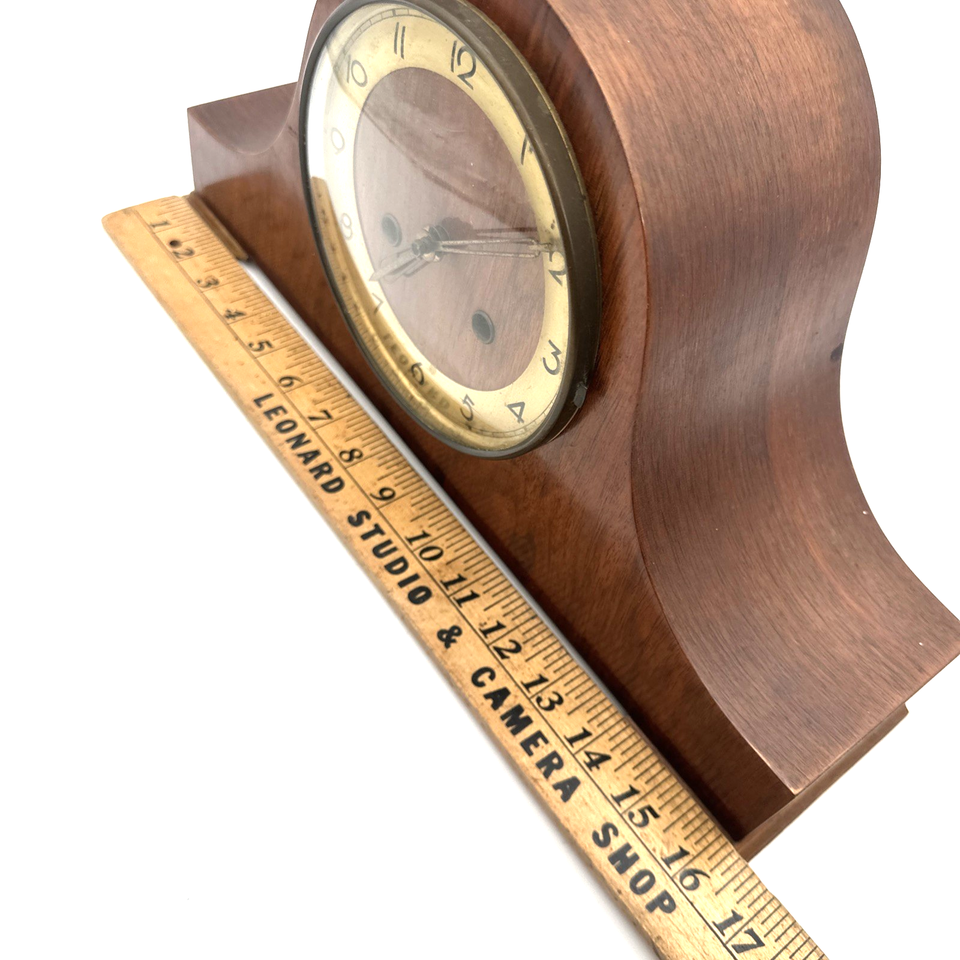 Vintage Working Cuckoo Clock Mantle Wood Case Made in Germany Pendulum ...