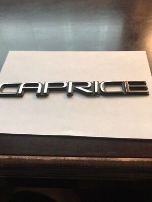 1991 1992 1993 1994 1995 1996 Chevrolet Caprice script | eBay