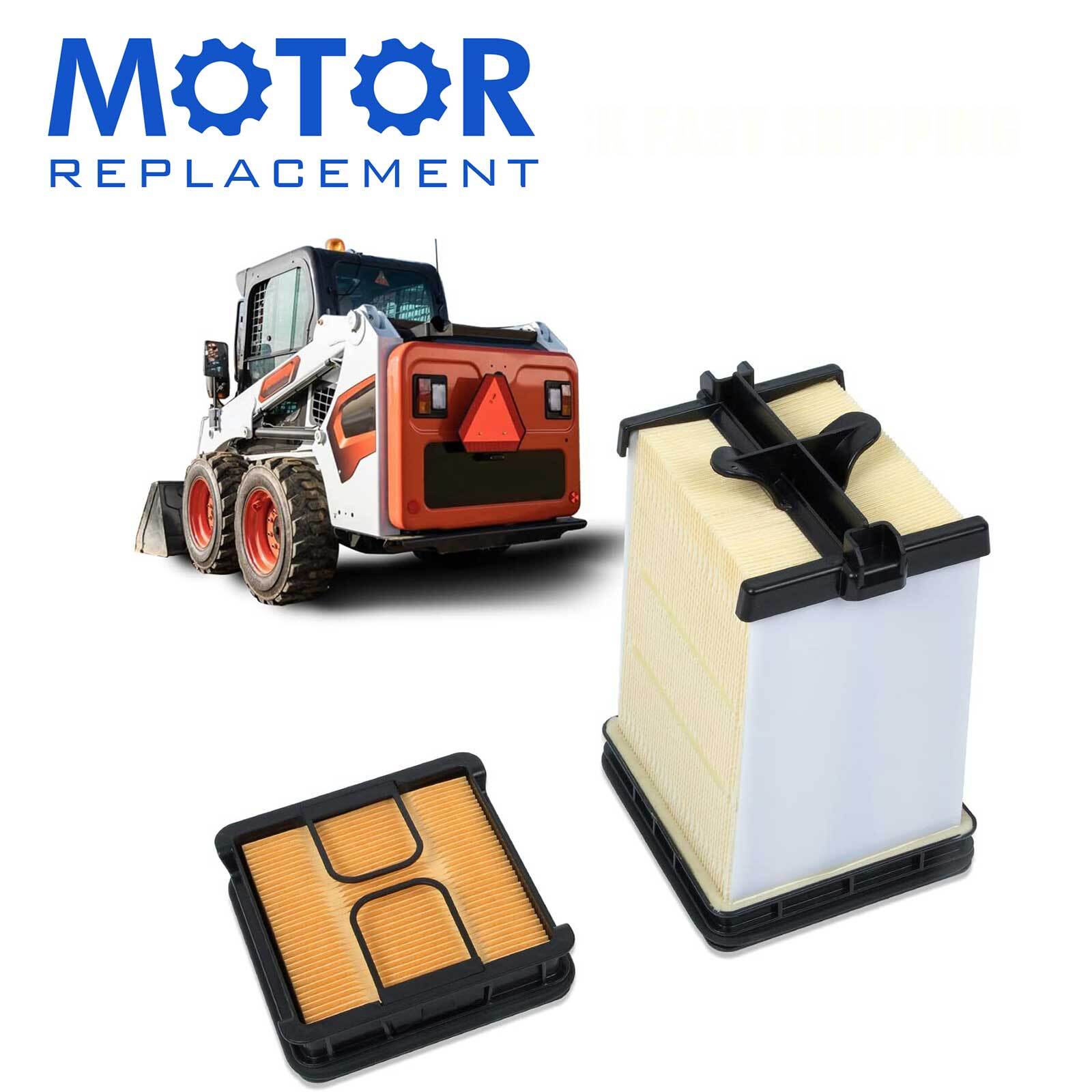 7286322 7221934 Air Filter Kit Compatible With Bobcat S570 S590 S650 ...