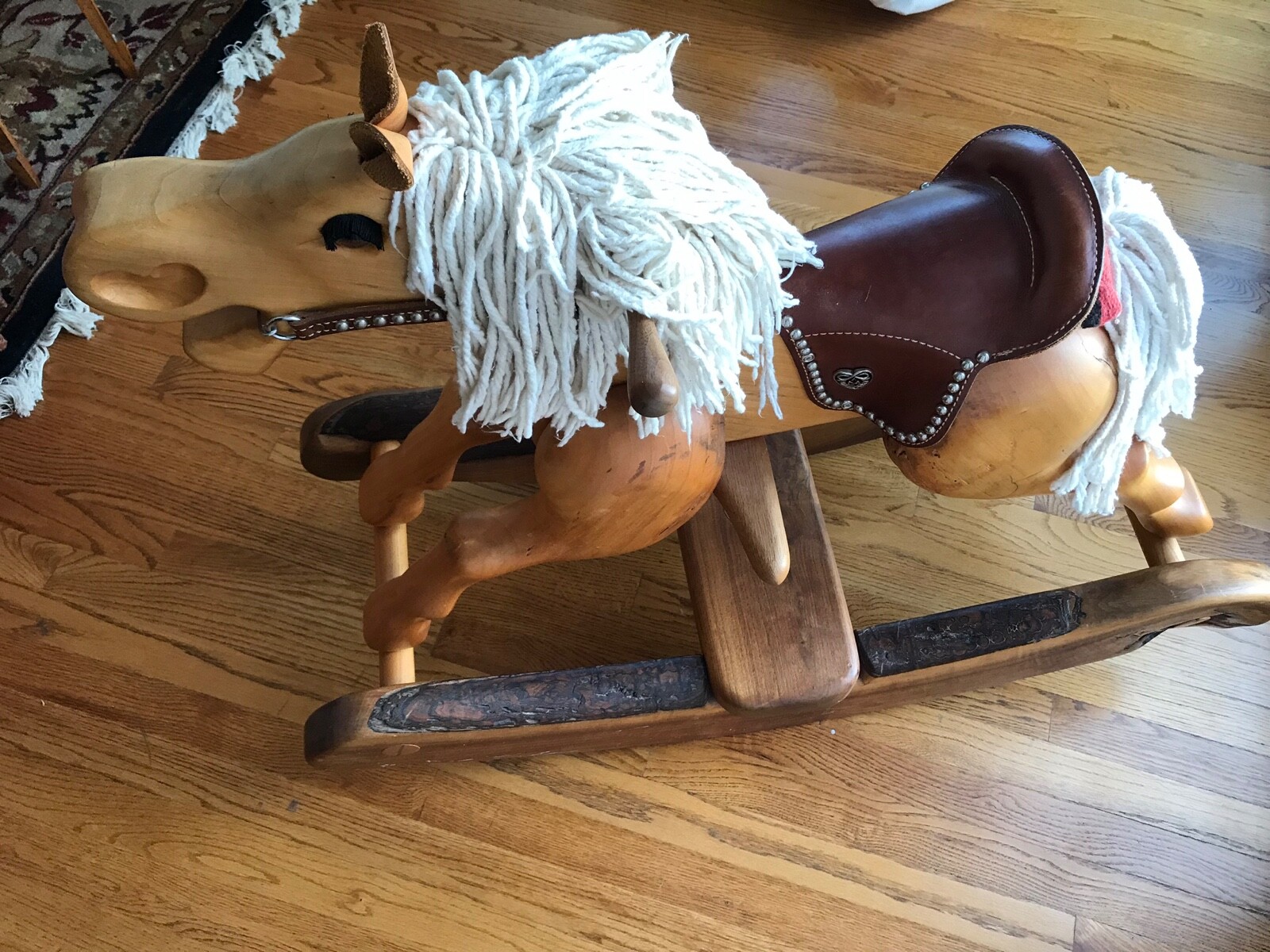 Russ Rural Childs Rocker Ride On Handmade Heirloom Signed 2001 Toy ...
