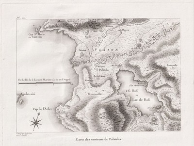 Balat Didim Aydin Province Turkey Card Map Engraving Choiseul 1782 | eBay