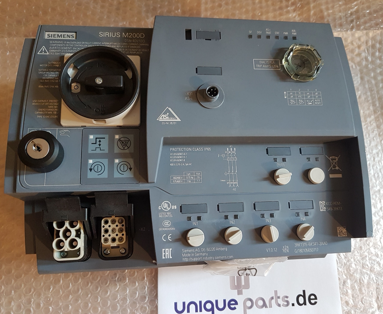 Siemens Sirius M200D 3RK1315-6KS41-2AA0 Motorstarter Neu New inkl. MwSt ...