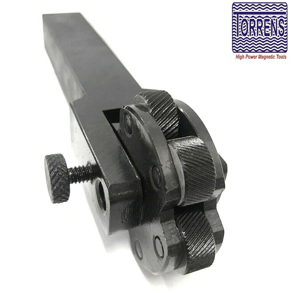 6 Knurls Lathe Knurling Tool Holder Rotating Head Multi Knurl Coarse 5 ...