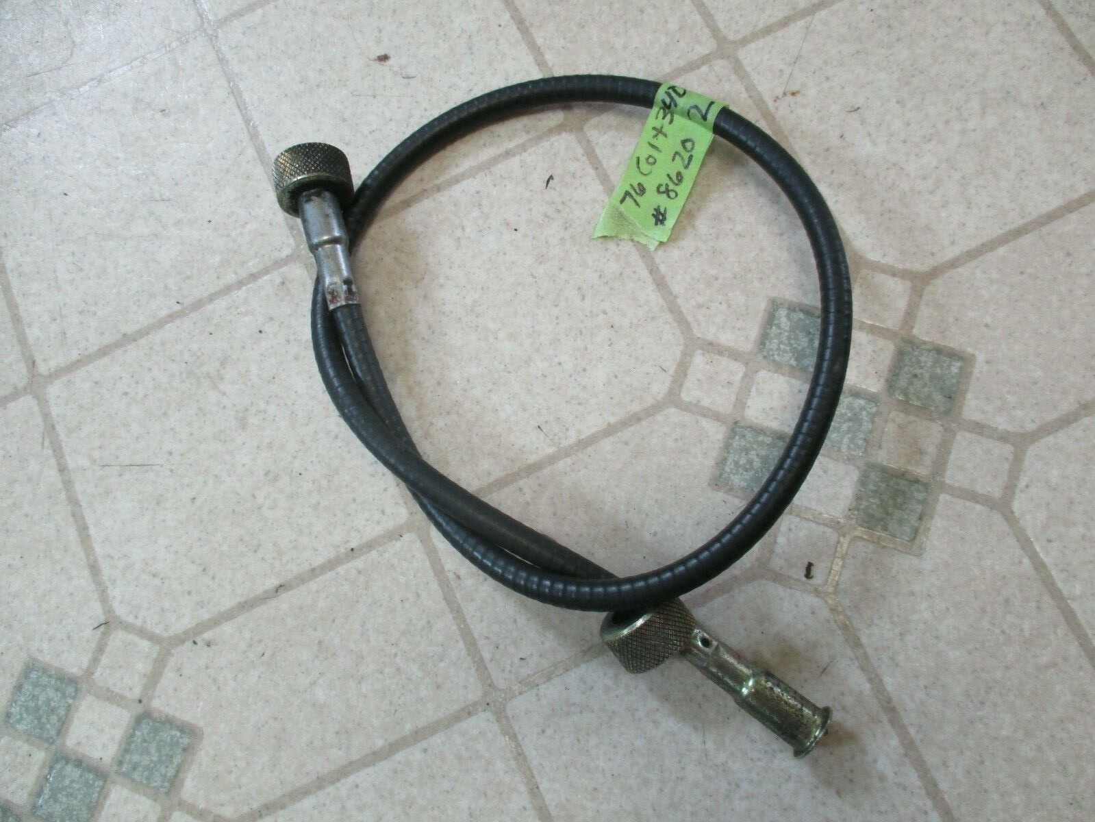 Vintage 76 Polaris Colt 340 SS Snowmobile Speedometer Cable 250 74 75 ...