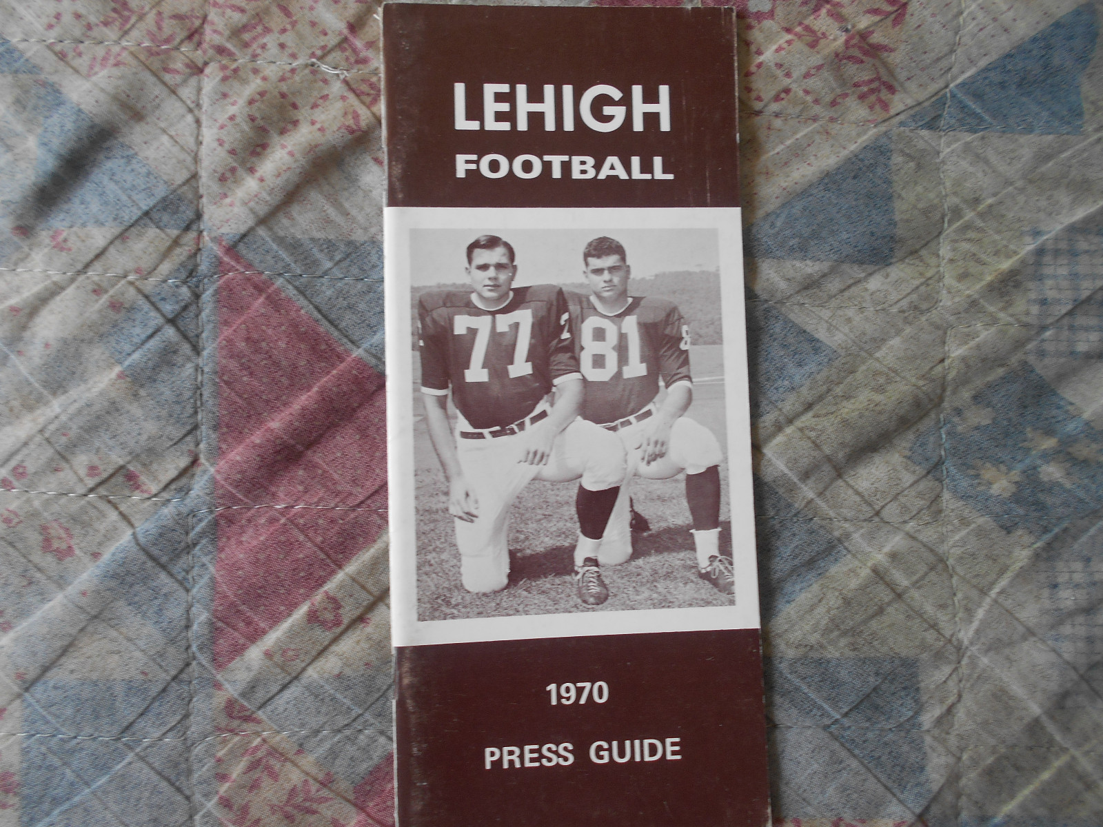 1970 LEHIGH ENGINEERS FOOTBALL MEDIA GUIDE Yearbook Press Book Program ...