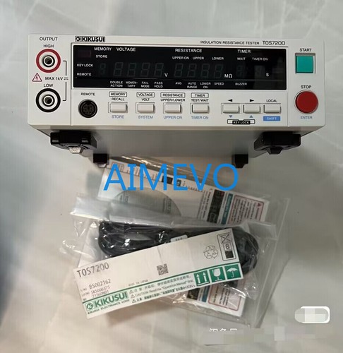 KIKUSUI TOS7200 insulation resistance tester new | eBay