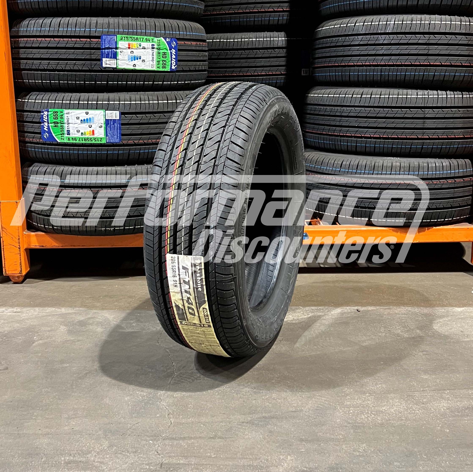 4 New Firestone FT140 205/55R16 All Season Tires 91H BW 205/55-16 ...
