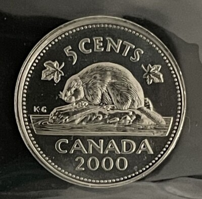 *RARE* Uncirculated Ungraded 2000 P Canadian 5 CENTS NICKLE | eBay