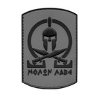 spartan shield molon labe PVC rubber ACU ECWCS morale subdued fastener ...