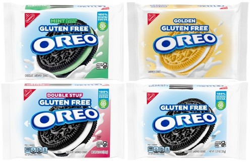 Oreo Gluten Free Sandwich Cookies Mint, Golden, Double Stuff & Regular ...