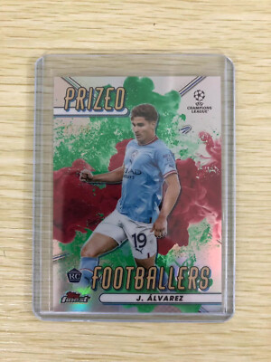 2022-23 Topps Finest UEFA Julian Alvarez Prized Footballers Fusion ...