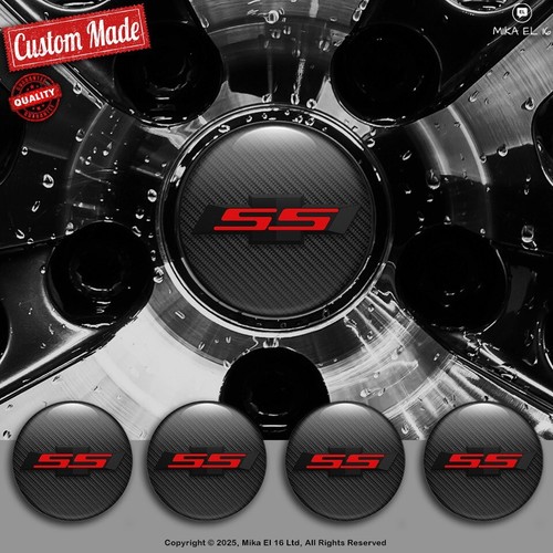 Camaro SS Decals Set of 4 3D Gel Silicone Center Wheel Caps Stickers | eBay