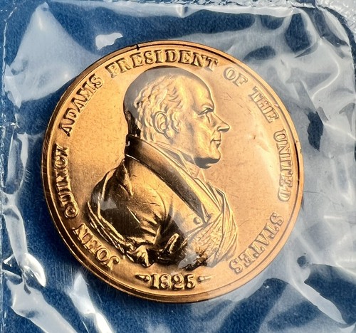 🔥 The Official Medals of America's Presidents John Quincy Adams Bronze ...