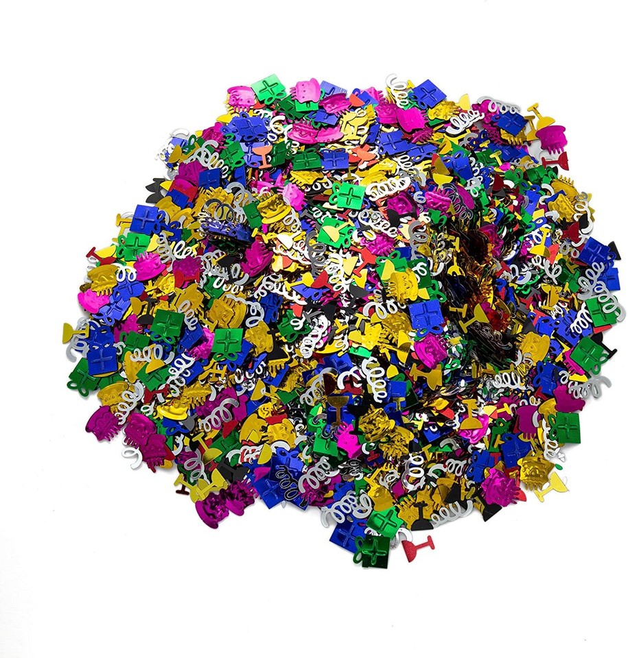 Onedor Plastic Multi-Shaped Confetti for Night Party Table Scatter ...