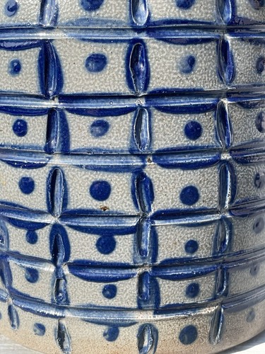 RARE Dave Eldreth Vintage Salt Glaze Grey Blue Stoneware Figural ...