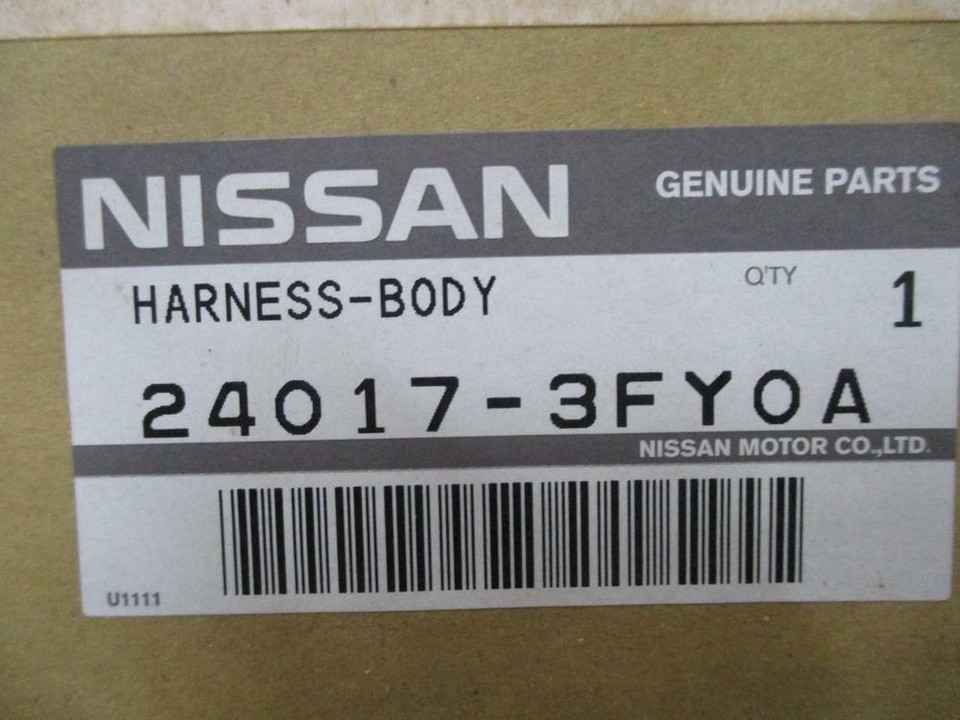 Nissan 24017-3FY0A Harness Body 240173FY0A | eBay