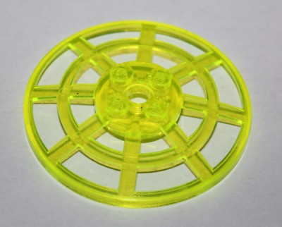 Lego Trans-Neon Green Dish 6x6 Inverted ref 4285b/set 4610 6453 7691 ...
