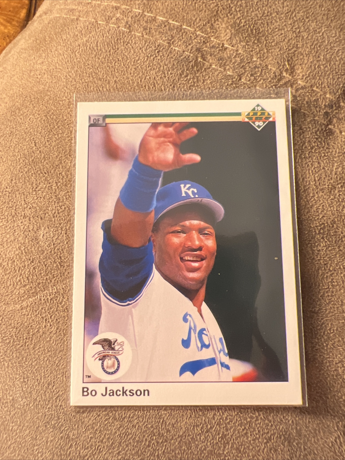 1990 Upper Deck Bo Jackson ERROR VERY RARE! #75 Baseball Card. Pristine ...
