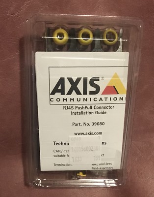 Axis 39680 PTZ CAMERA IP 66 Rated RJ45 Connector | eBay Australia