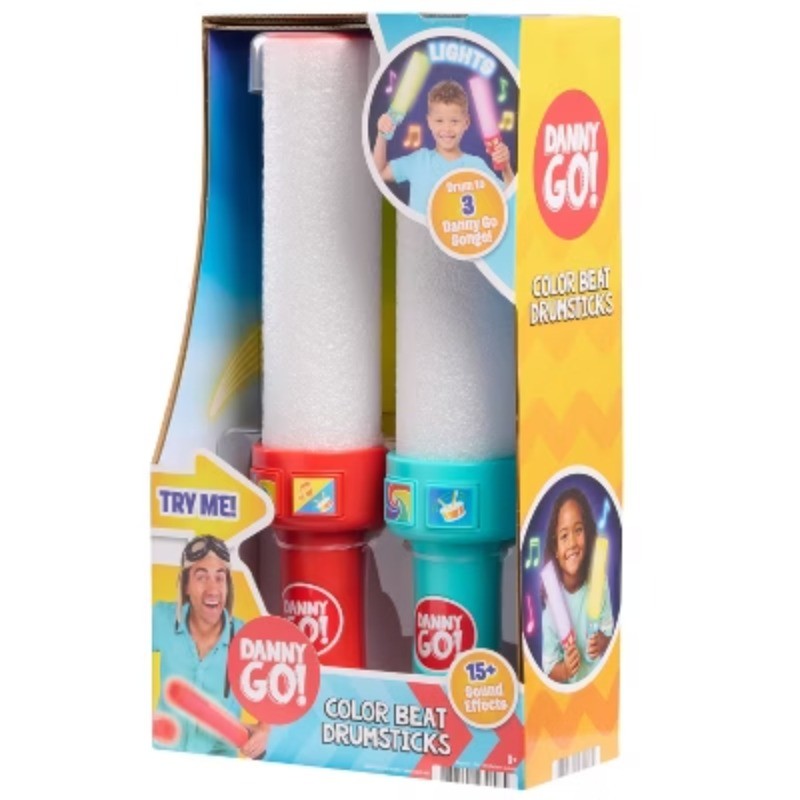 Color Beat Drumsticks Light-Up Musical Drumsticks Toy for Preschool ...