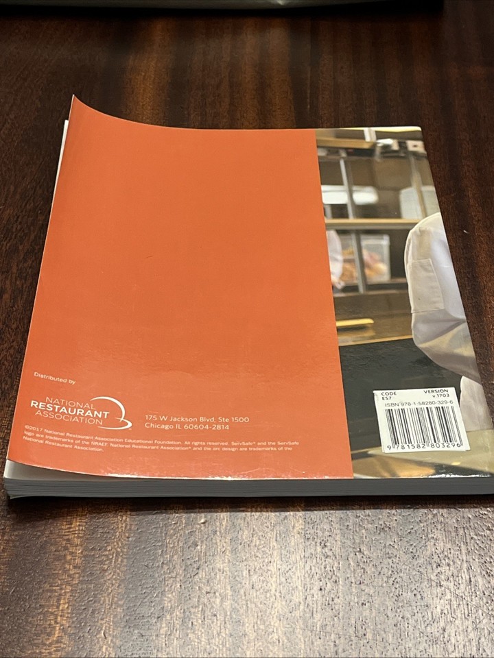 SERVSAFE Manager Book, 7th Edition- Paperback- Good Condition | eBay