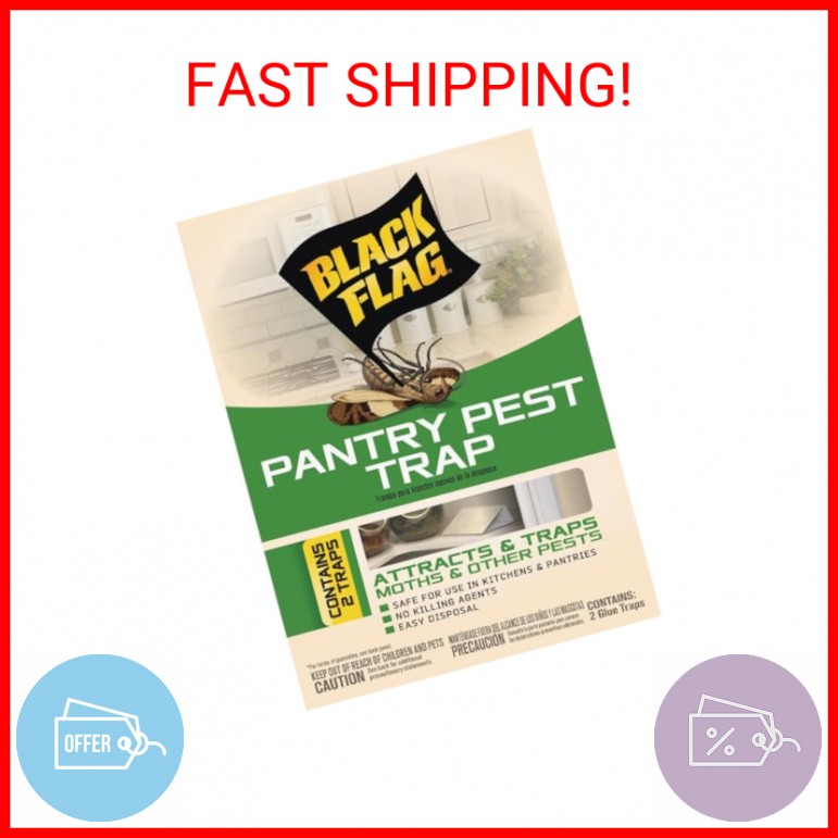 Black Flag Pantry Pest Glue Trap, 2 Count | eBay