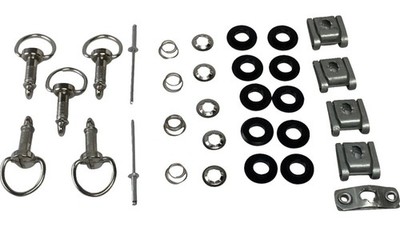 QUAD LOGIC Quick-Release Dzus Fastener Side Panel Hardware Kits 100 ...