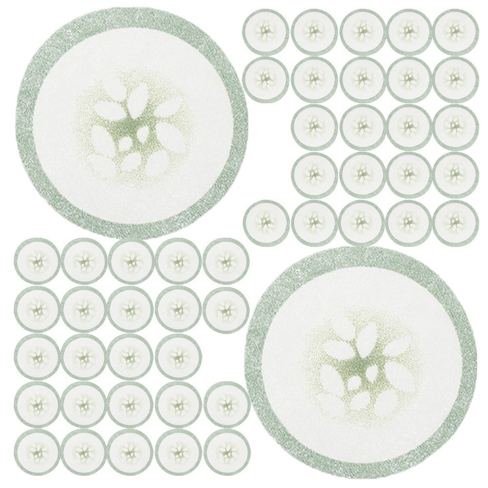 200 Pcs Eye Covering for Facials Refreshing Pads Covers Cucumber | eBay ...