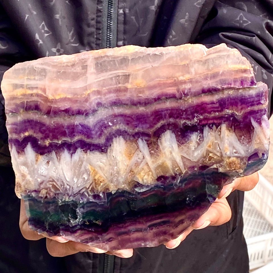 1.7LB Natural and Beautiful Rainbow Firefly Stone Crystal Restoration ...