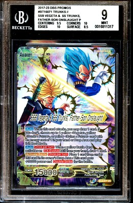 SSB Vegeta & SS Trunks, Father-Son Onslaught BT16-071 Top 16 BGS 9 ...