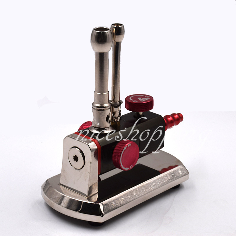 Micro Gas Propane Light Bunsen Burner Double Tube Rotatable Dental Lab ...