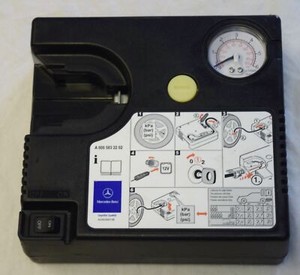 GENUINE MERCEDES TYRE PUNCTURE REPAIR PUMP MOBILITY COMPRESSOR INFLATOR ...
