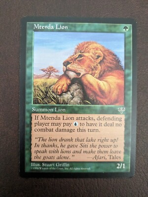 Mtenda Lion - Magic The Gathering MTG Collectible Card game | eBay