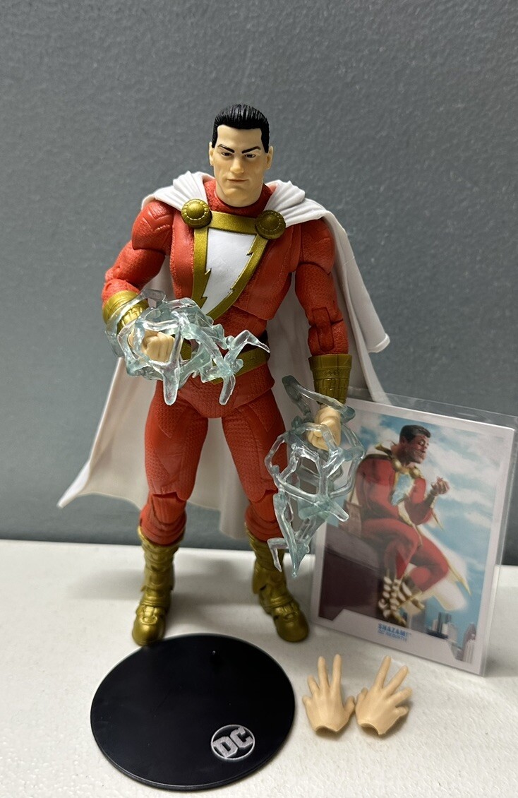 Mcfarlane DC Multiverse Shazam DC Rebirth 7” Action Figure Comic Ver ...