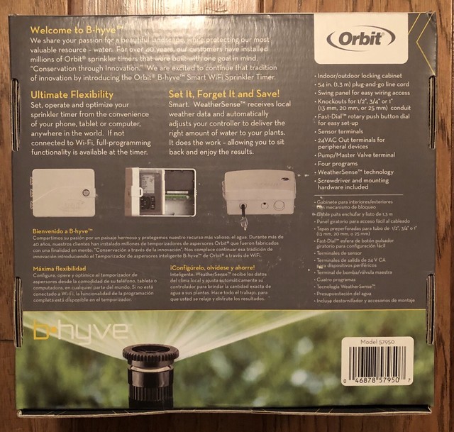 Orbit B-hyve 57950 Smart WiFi 12 Station Sprinkler System Controller ...