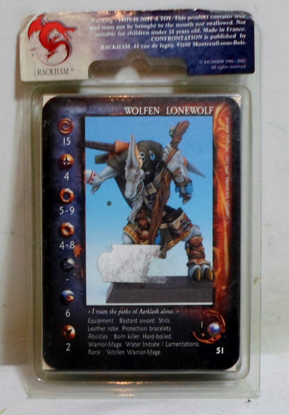 RACKHAM CONFRONTATION WOLFEN LONEWOLF #1 MINIATURE UNUSED SEALED | eBay