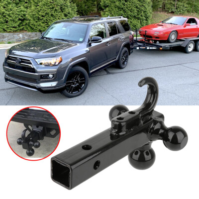For Toyota 4Runner RAV4 2" Trailer Hitch Tow Receiver 3Ball Hook Mount ...