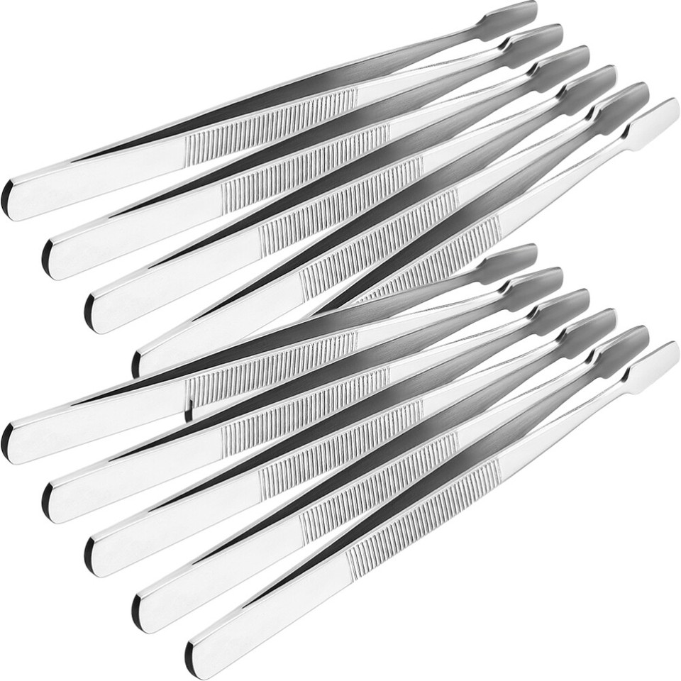 10Pcs Stainless Steel Stamp Tongs for Collection & Documents-TV | eBay