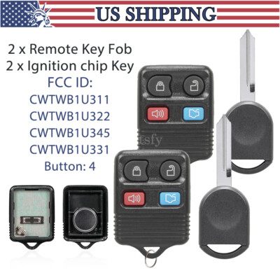 2 Remote for 2001 2002 2003 2004 2005 2006 2007 Ford Explorer Sport ...
