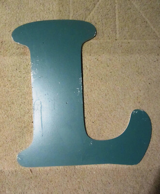 Large Plastic Letters Indoor / Outdoor 19" Paint able "L" 1/4" Thick | eBay