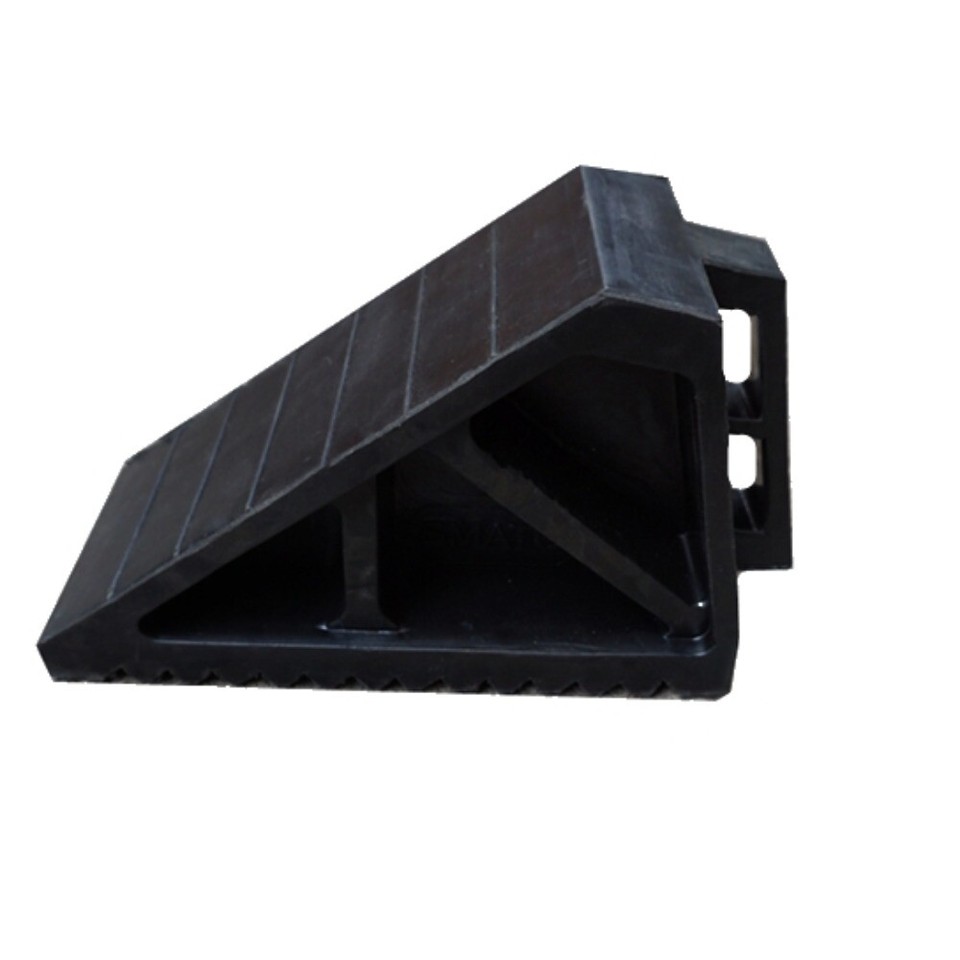 Rubber Wheel Chock Trailer RV Camper Truck Car Tire Stopper 12''L x 5 ...