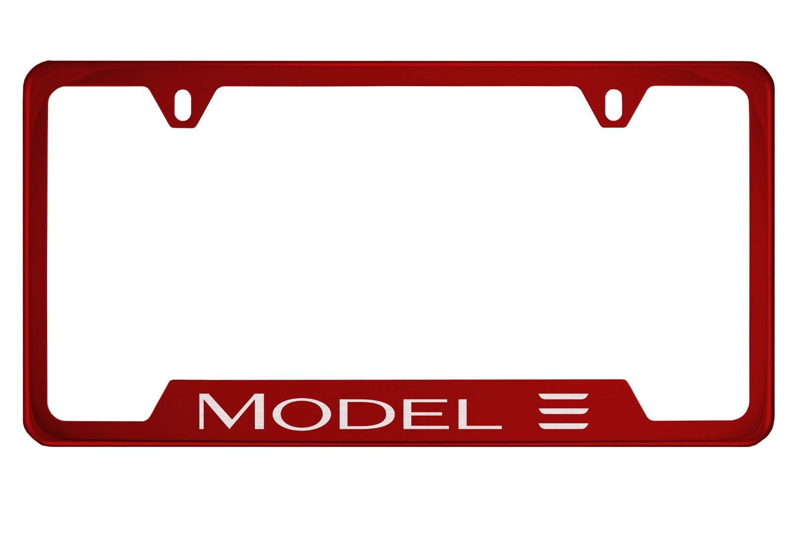 Red License Plate Frame For Telsa Model3 Model 3 | eBay